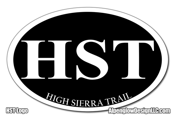 HIGH SIERRA TRAIL (HST) TEXT LOGO Sticker (vinyl Decal) | HikerStrong.com